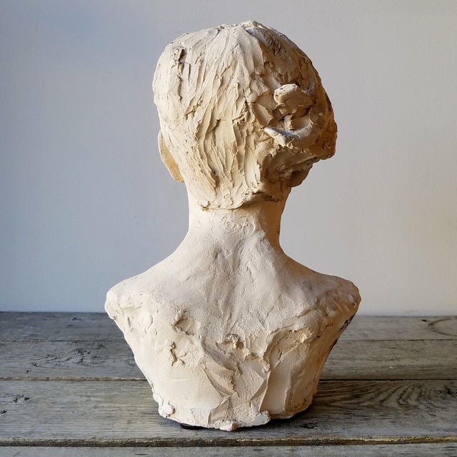 'Evening News' Kiln Fired Clay Sculpture by Kerry French | Chairish