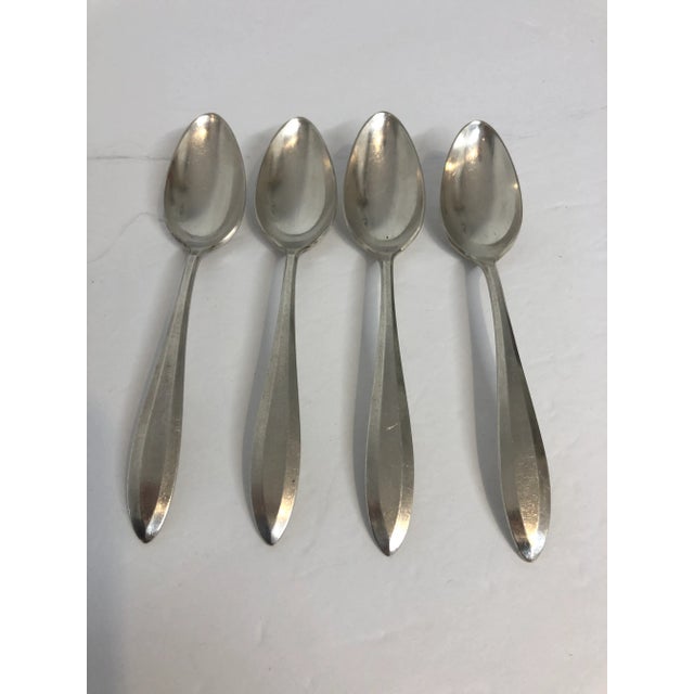 Antique Community Silver Plated Tea Spoons S/4 | Chairish