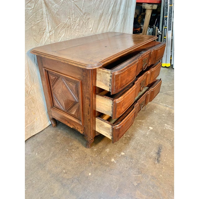 17th Century French Louis XIII Oak Three Drawer Commode / Chest of ...