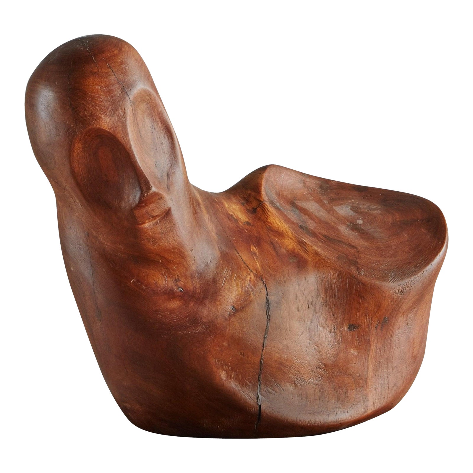 Figural Wooden Sculpture by Suzanne Sumner, 1970s | Chairish