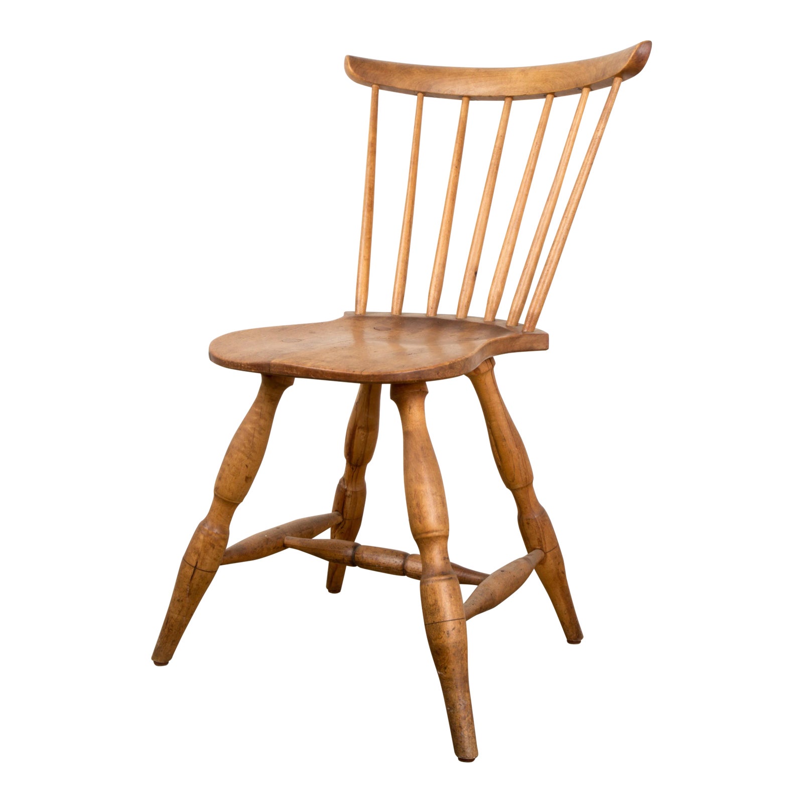 Small Danish Shaker Style Windsor Chair | Chairish