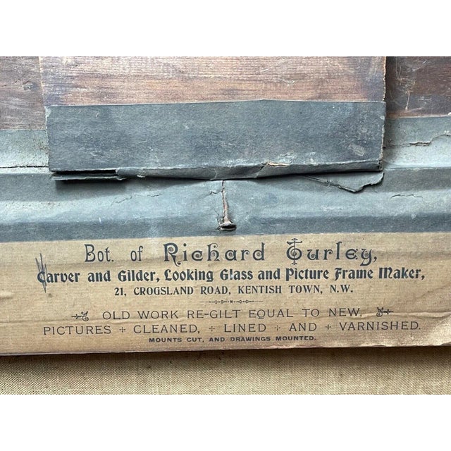 Late 19th Century Large British Pre-Raphaelite Victorian Oil Painting ...