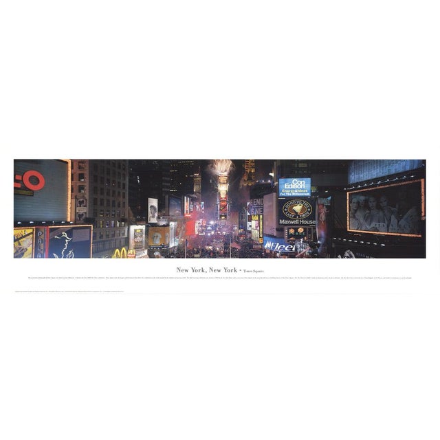 2000 James Blakeway 'Times Square' Offset Lithograph | Chairish