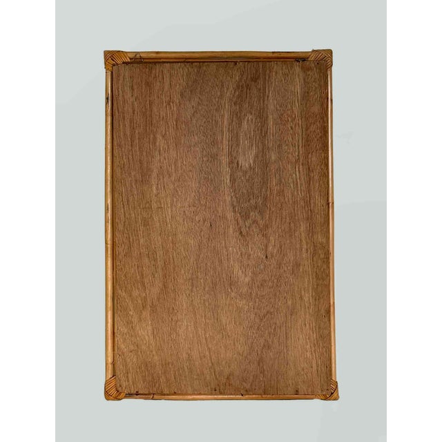 Vintage Rattan Mirror | Chairish