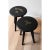 Black Stained Ash Assy Stools by Mademoiselle Jo, Set of 2 | Chairish