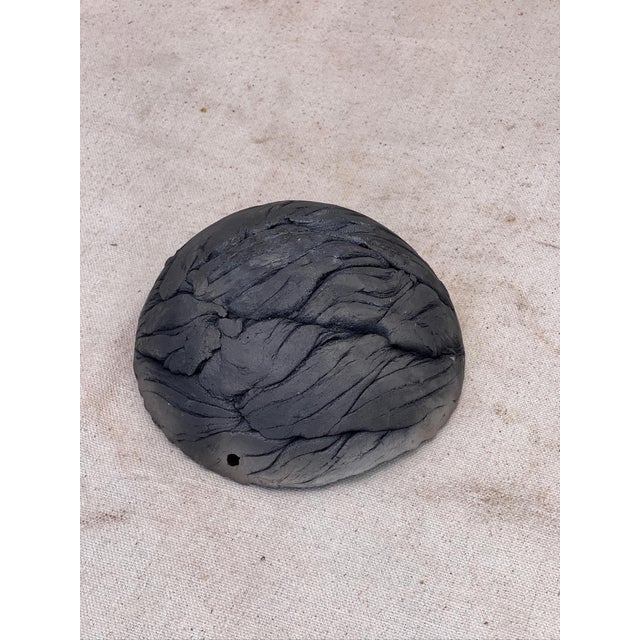 Vintage Volcanic Crater Raku Lava Bowl by Hutch Ceramics Maui | Chairish