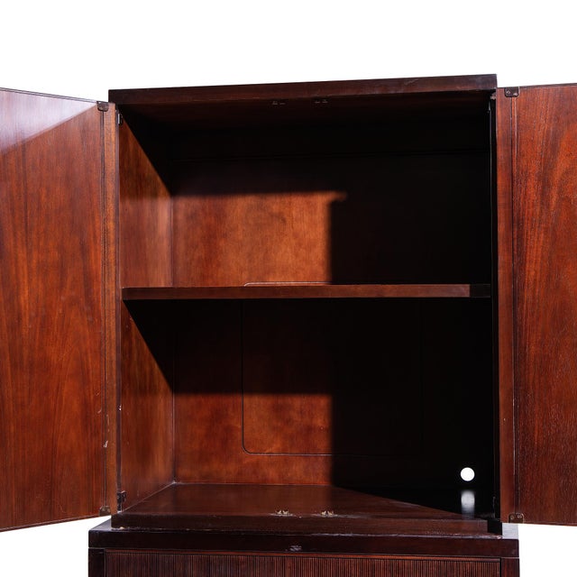Barbara Barry for Baker Furniture Mahogany Armoire | Chairish