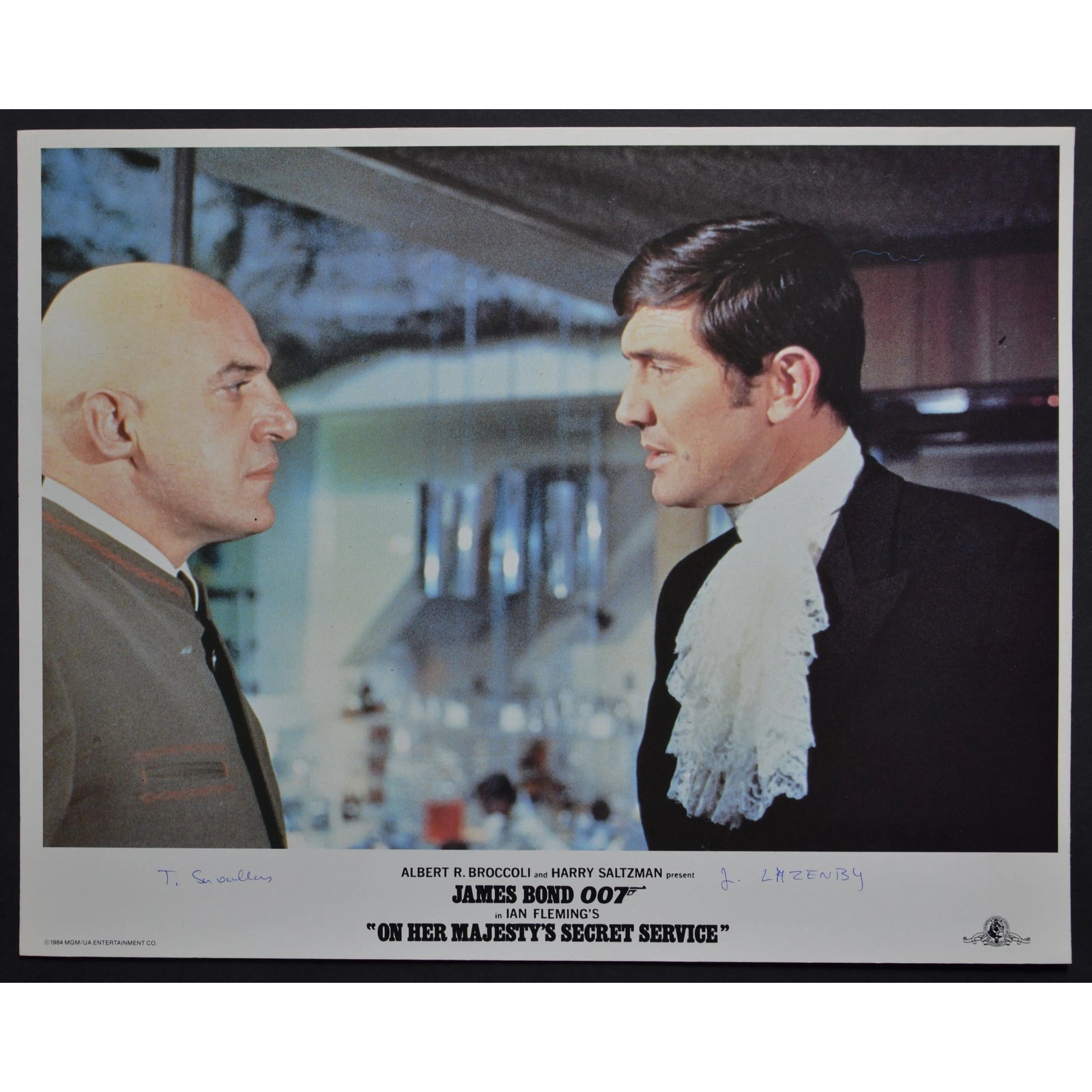 James Bond 007 on Her Majesty's Secret Service Original Lobby Card, UK ...