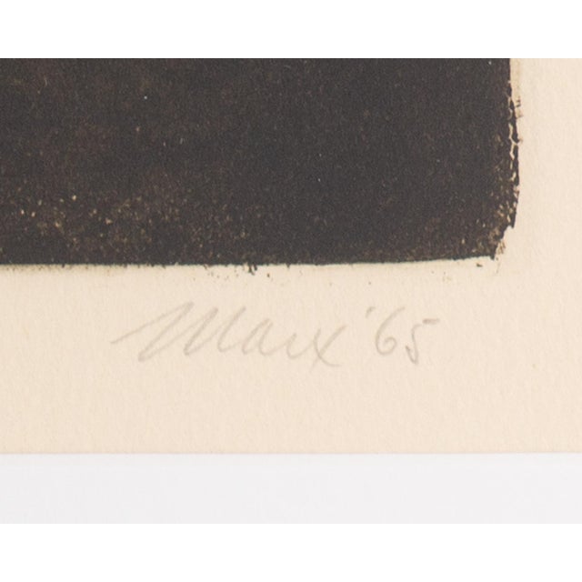 1965 Limited Edition Etching of a Man by Robert Ernst Marx | Chairish