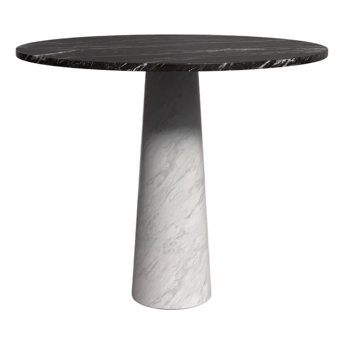 Ying Alexander Black Marble Round Dining Table | Chairish