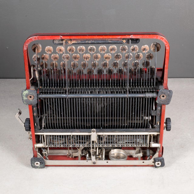 Rare Duotone Red Royal "P" Portable Typewriter C.1931 | Chairish
