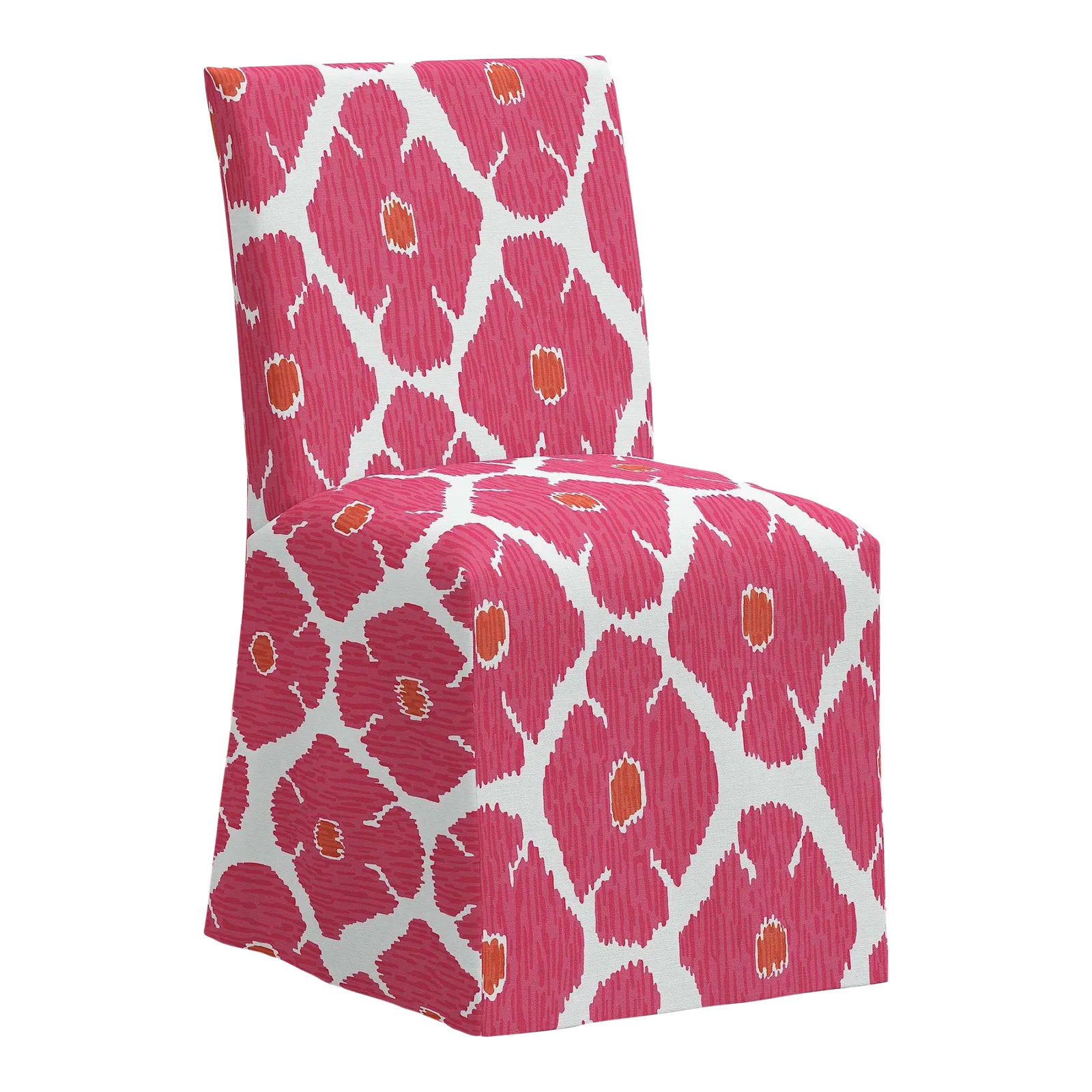 John Robshaw x Cloth & Company Sadia Slipcover Dining Chair in Poppy ...