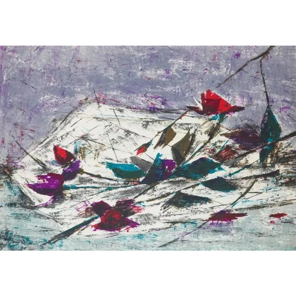 1950s Ivan Mosca Bouquet, Lithograph, Signed, Numbered | Chairish