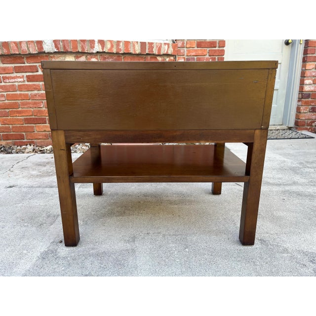 1950s Bengar by Drexel Mid Century Modern Cherry Nightstand | Chairish