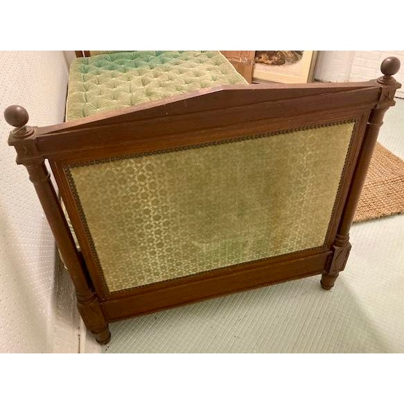 French 19th Century Directoire Daybed With Original Tufted Upholstered ...