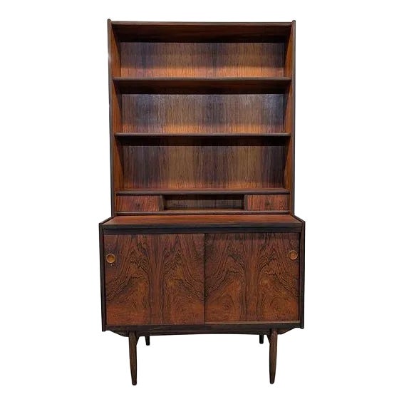1950s Rosewood Bookcase | Chairish