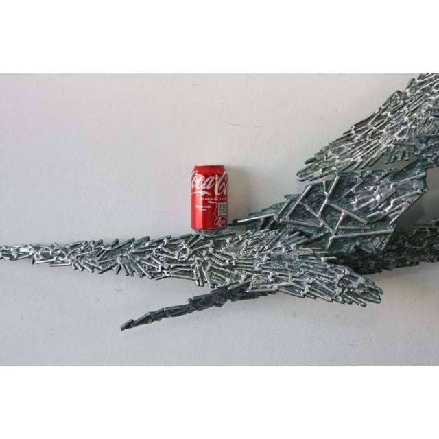 Postal Modern Curtis C. Jere Modern 1980’s Abstract Metal Wall ...