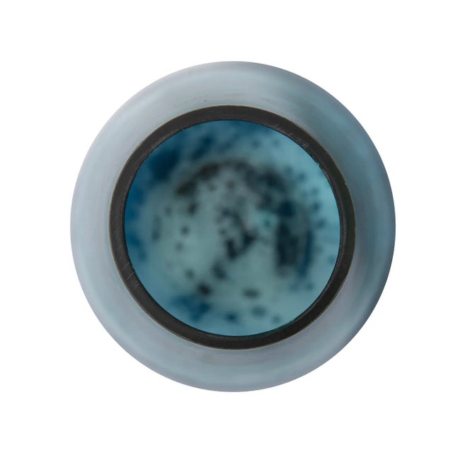 Small Teal Blue Vase | Chairish