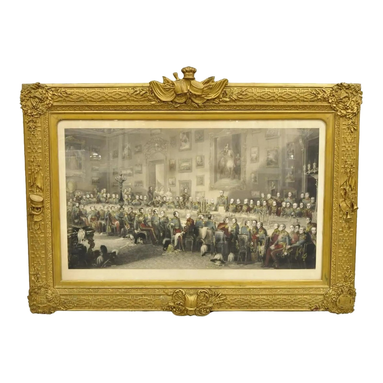19th Century William Salter "The Waterloo Banquet at Apsley House ...