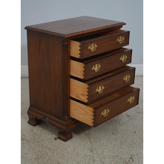 Pair Henkel Harris Model 116 Walnut Nightstands | Chairish