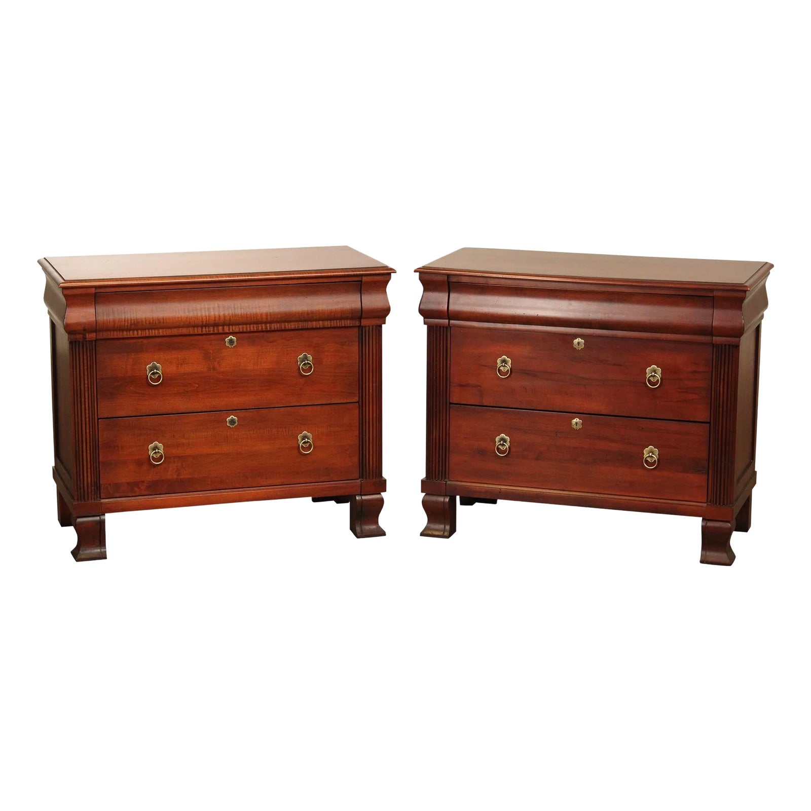 Ethan Allen 'British Classics' Pair of Bedside Chests Nightstands ...