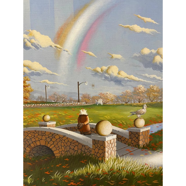 Mid-Century Modern Steve R. Dodd Sci-Fi Fantasy Illustration Painting ...