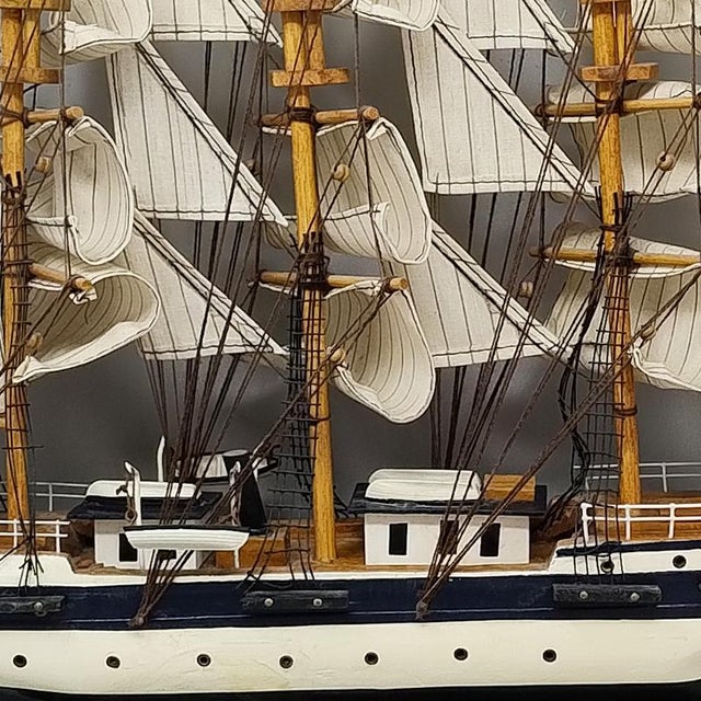 1970s Cutty Sark Model Ship, Handmade in England | Chairish