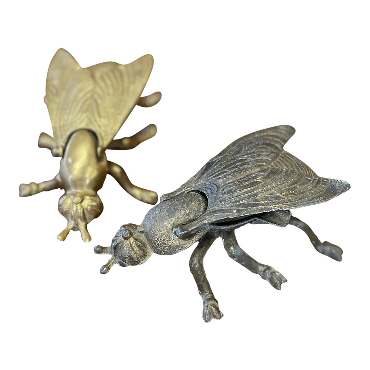 1970s Pair of Vintage Fly Ashtrays | Chairish