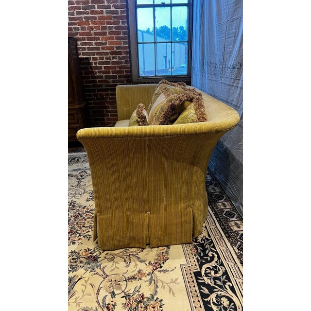 Ej Victor High Armrest Sofa With Pillows | Chairish