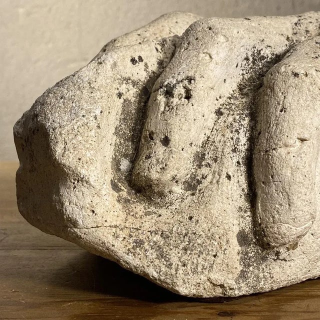 Stone Hand Sculpture, 1950s, Stone | Chairish