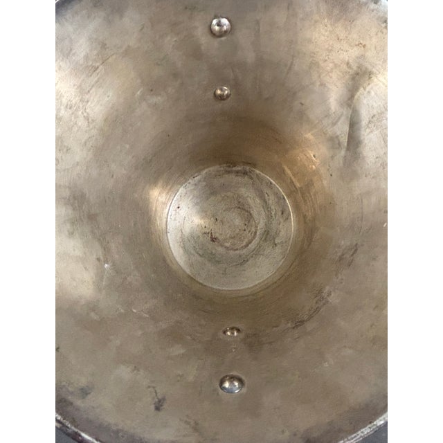 Handmade Silverplate Champagne Cooler With Elephant Head Handles | Chairish