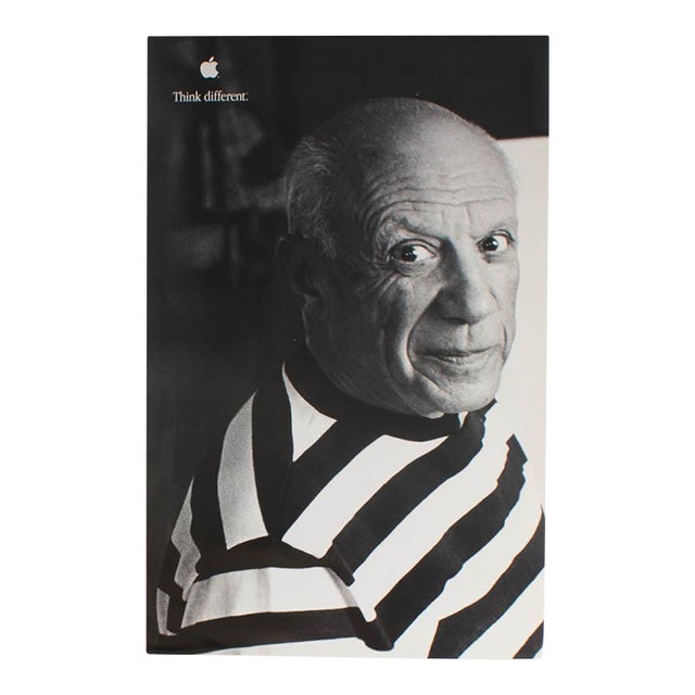 Apple “Think Different” 1998 Pablo Picasso Poster | Chairish