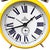 Yellow Mechanical Alarm Clock, Aradora, Ruminia, 1970s | Chairish