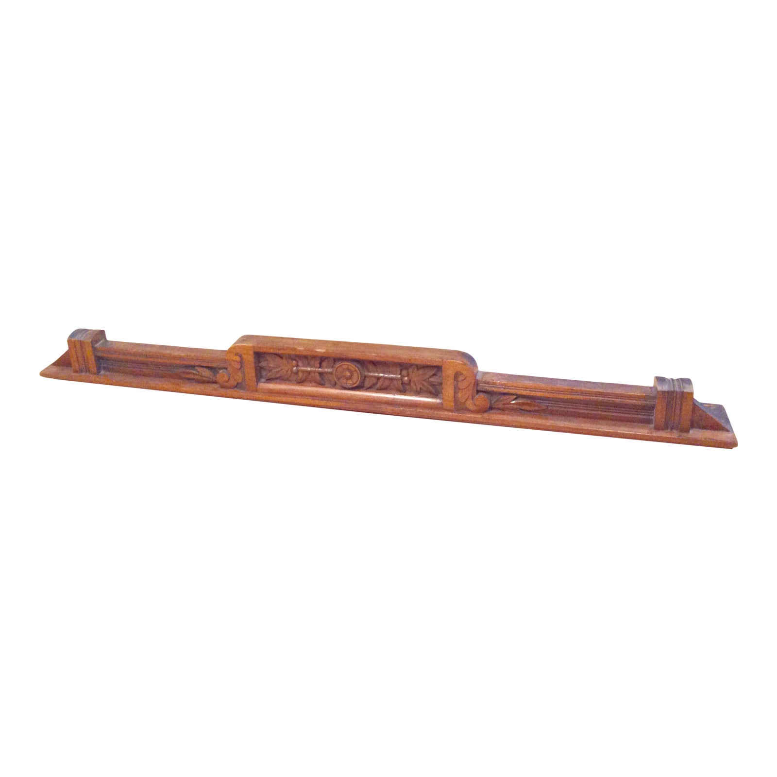 Architectural Salvaged Antique Wooden Lintel | Chairish