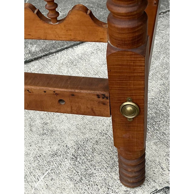 Vintage Boho Jenny Lind Bobbin Full Bed | Chairish