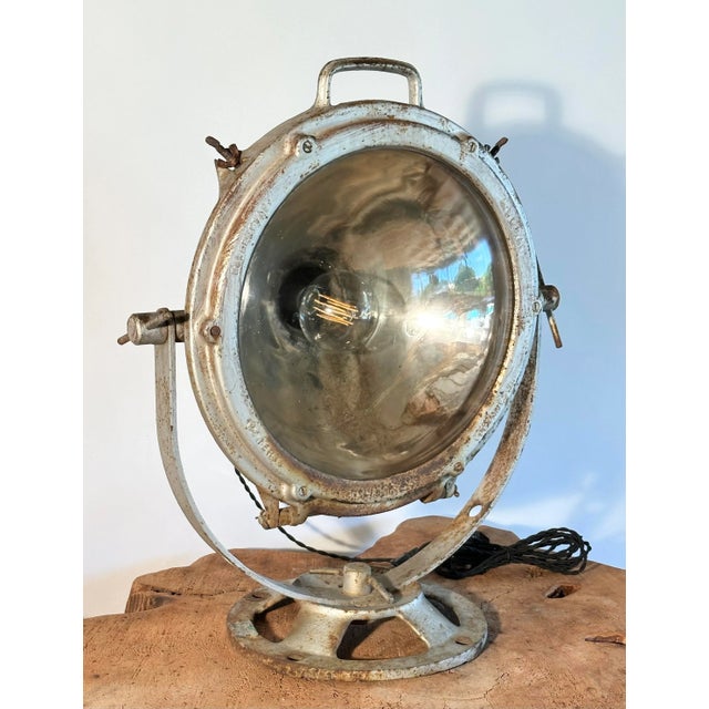 Vintage General Electric Nautical Ship Spotlight, Search Lamp 1940 ...