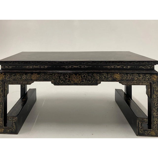 Vintage Chinese Lacquer Coffee Table | Chairish