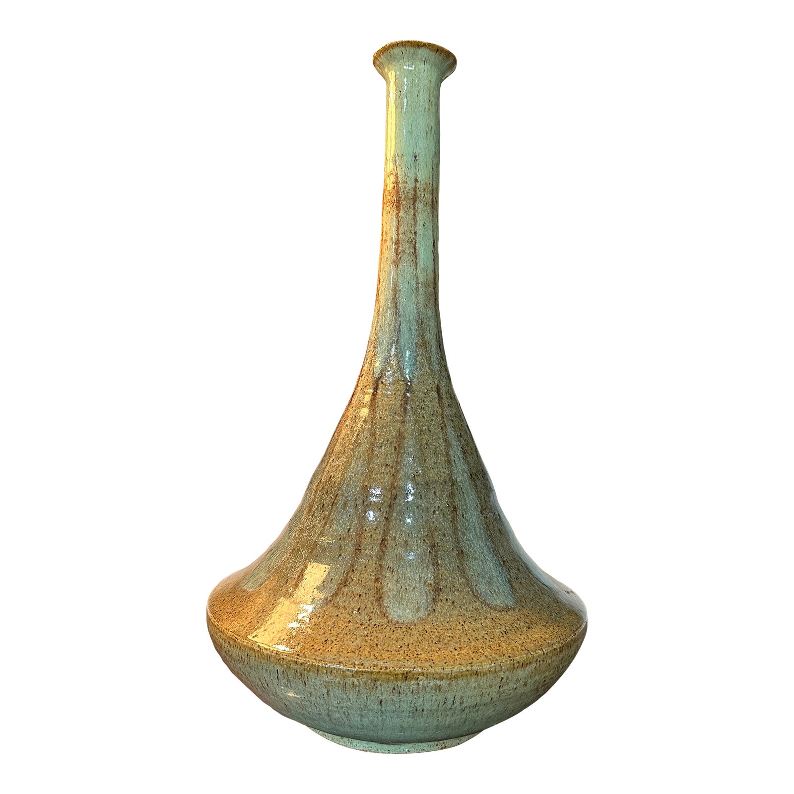 Mid Century Bruce McDougal Big Creek Studio Pottery Vase | Chairish