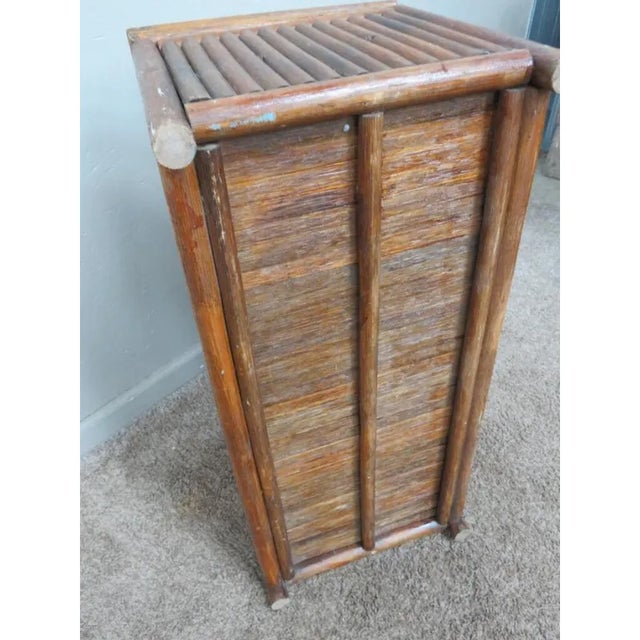 Vintage Reed Trunk | Chairish