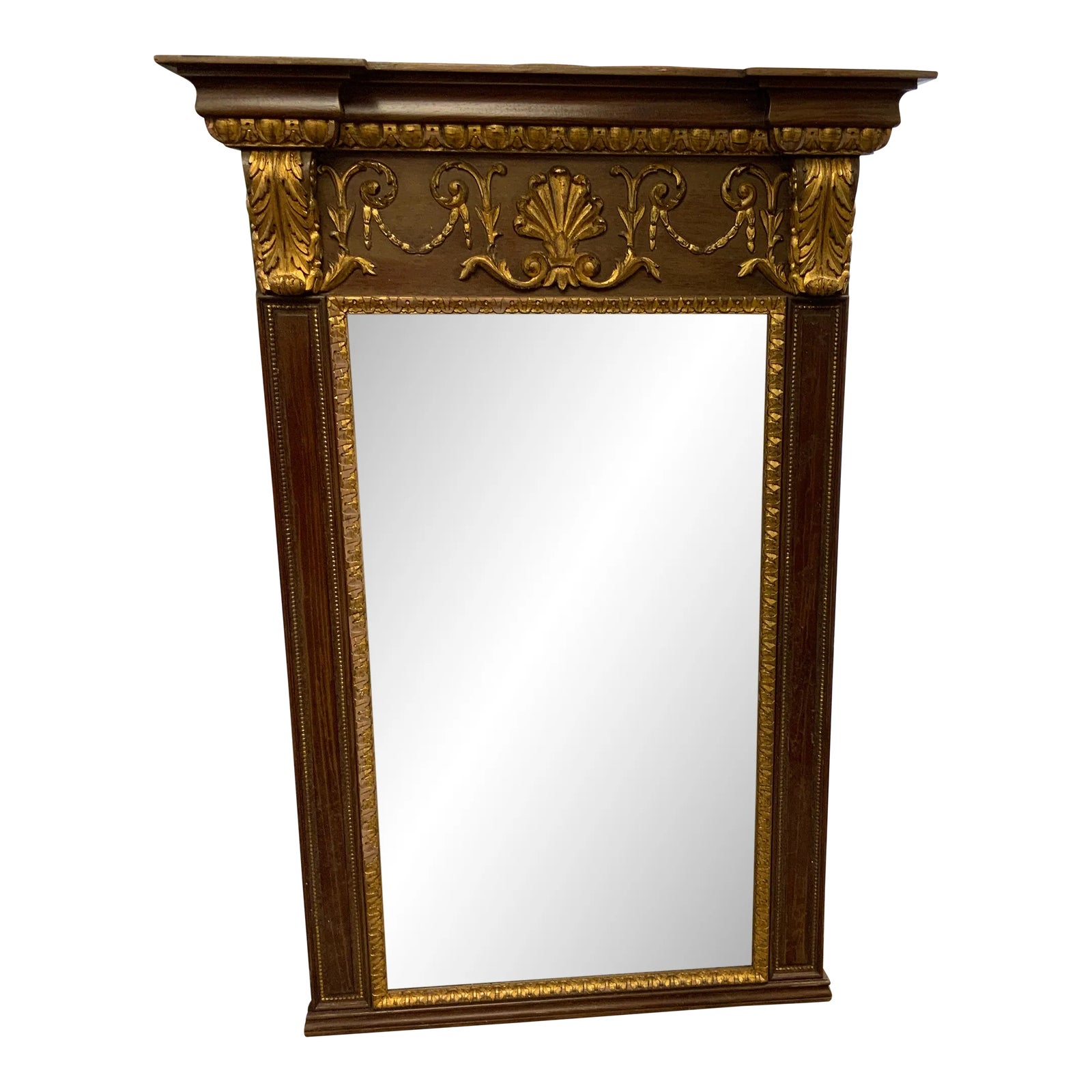Late 20th Century Reproduction of Georgian Style Mirror | Chairish