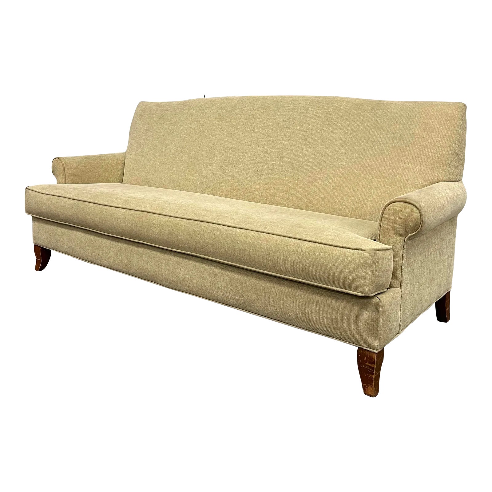 Settee With Silver Lurex Threading by Kellex | Chairish