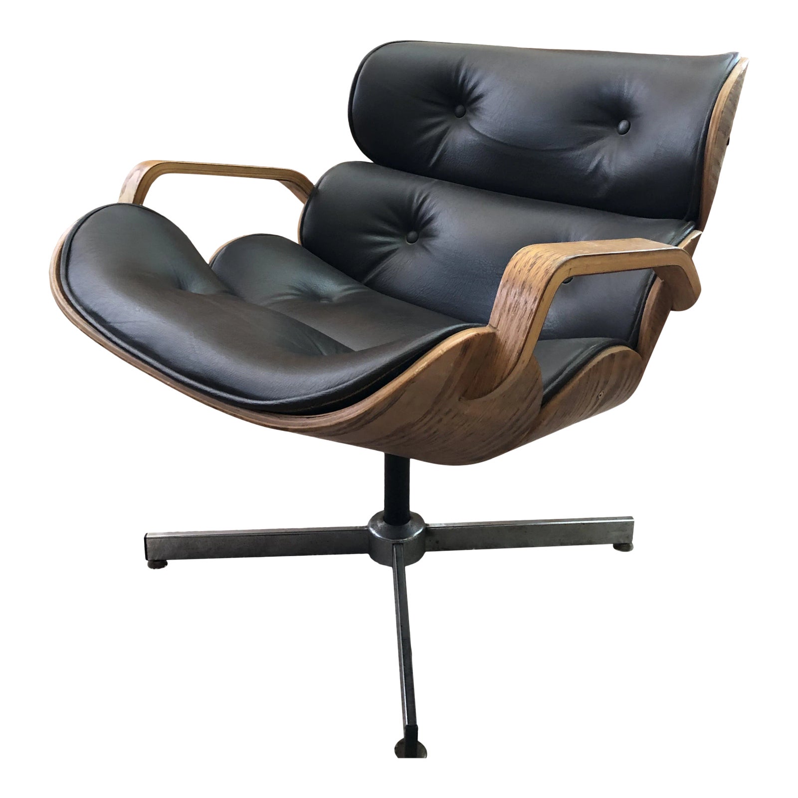 Vintage Mid Century Modern Segmented Chair by George Mulhauser for ...