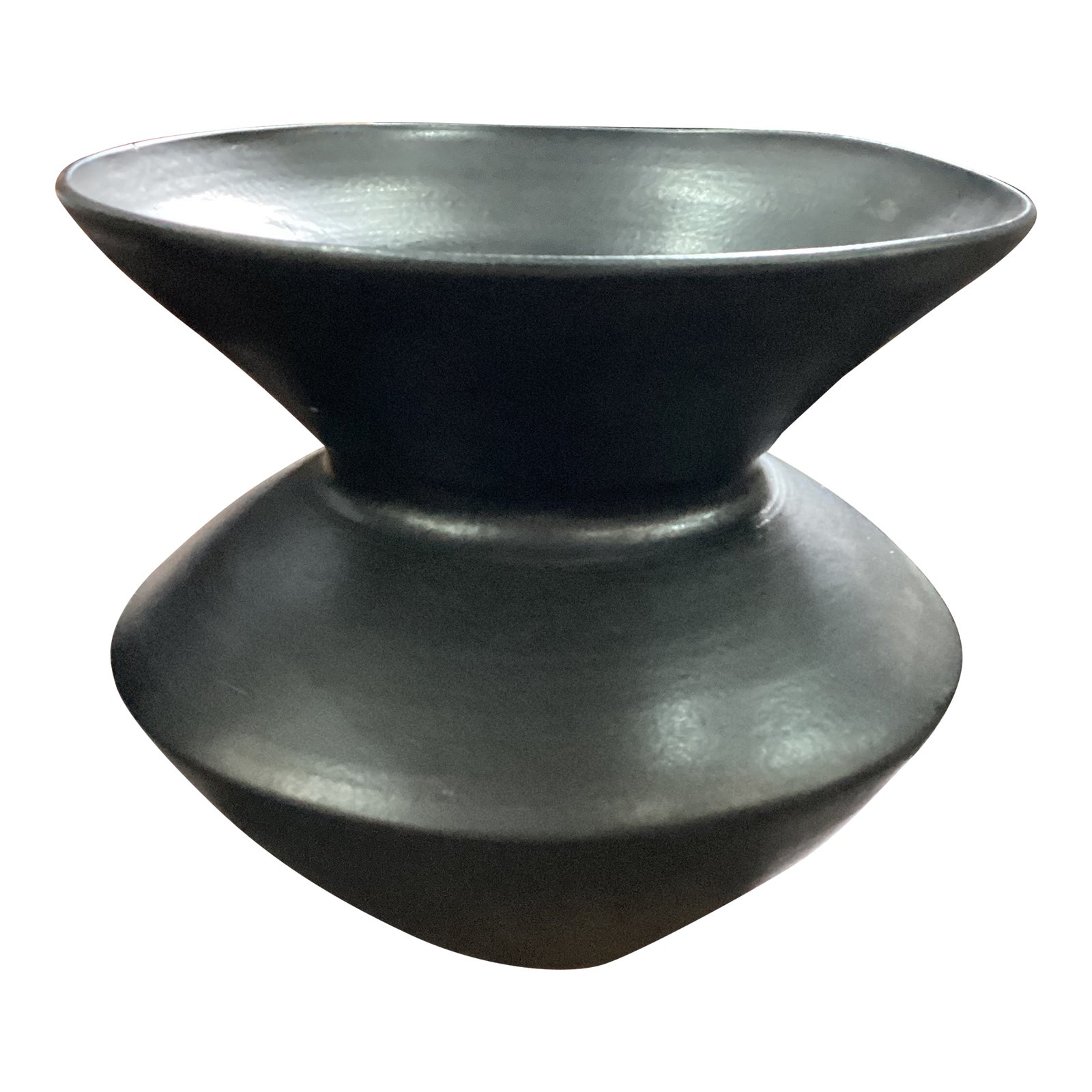 Well-Turned Ceramic Vase From Thailand | Chairish