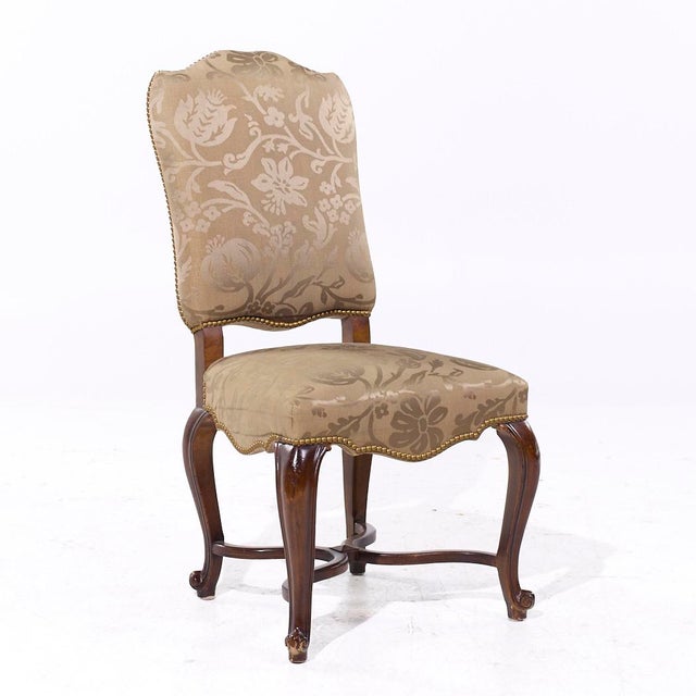 Baker Furniture Louis XVIII Walnut Dining Chairs - Set of 8 | Chairish
