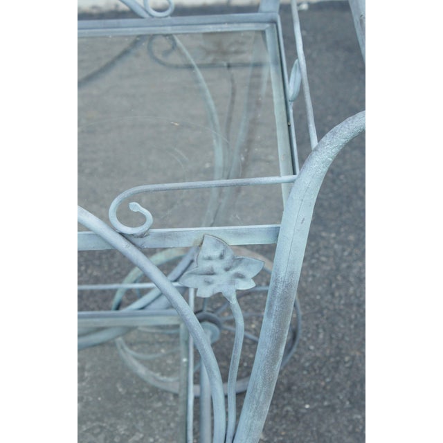 Salterini Vintage Wrought Iron 'Mt. Vernon' Garden Tea Cart | Chairish