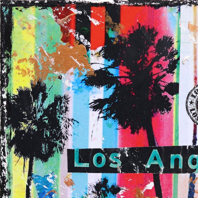 "Primary Palms" Original Artwork by Marion Duschletta | Chairish