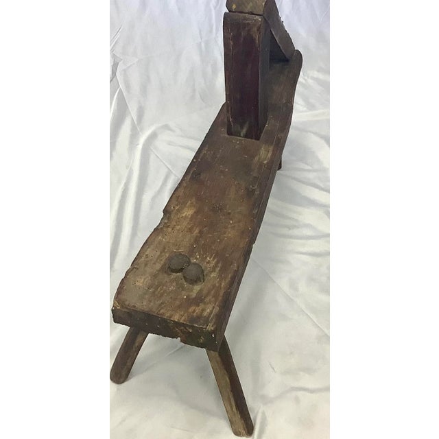 Primitive Antique Wooden Corn Sheller | Chairish