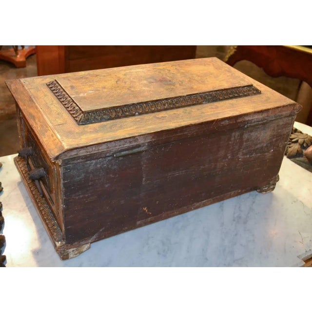 Early 19th Century Italian Painted Coffer | Chairish