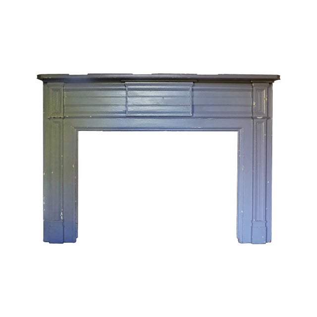 Antique Federal Style Wooden Fireplace Mantel | Chairish