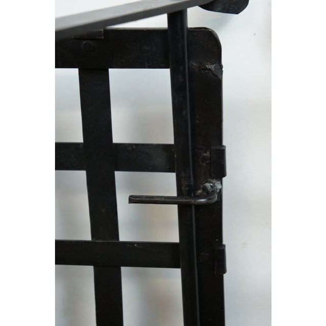 Vintage Folding Iron Luggage Rack | Chairish